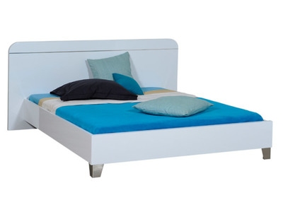 Lit 160 x 200 First blanche Blanc brillant