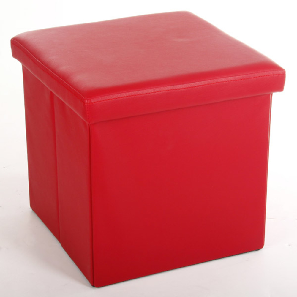 Pouf pliable Logo Rouge