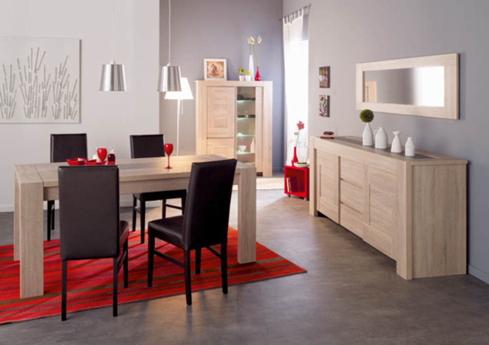 Table de repas Mathis Chene brut