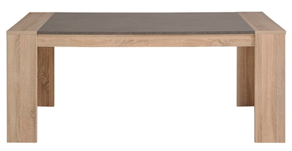 Table de repas Spare Chene brut/gris ombre