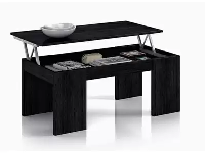 Table basse relevable Gozo Noir