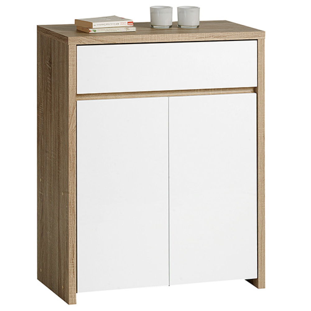 commode 1 tiroir 2 portes