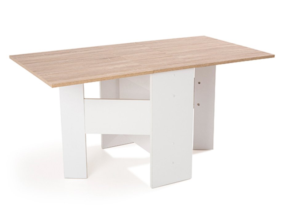 Table Optimum Blanc/chene L 29.5 X H 75 X P 80