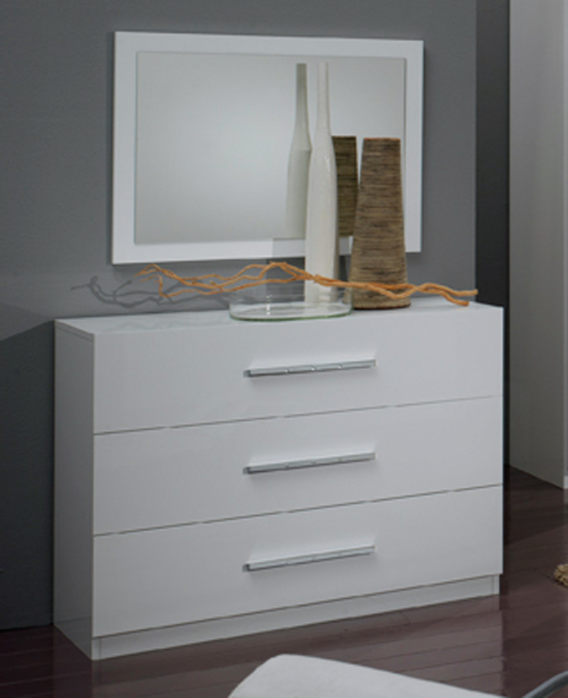 Commode Carol blanc laquée