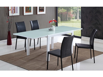 Table de repas extensible Sella Blanc