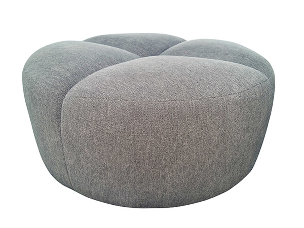 Pouf rond Salsa Gris
