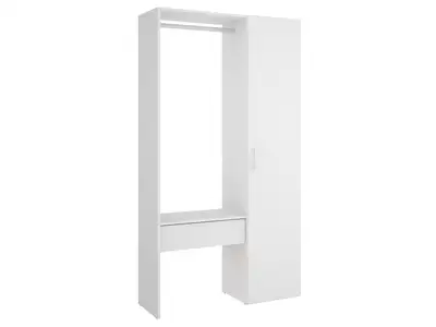 Kit dressing 1 porte Suit Blanc
