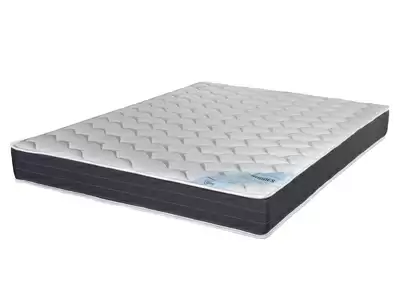 Matelas ressorts Rhodes Gris anthracite volcano L 160 X H 24 X P 200