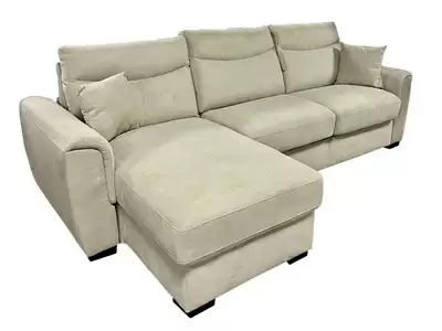 Canapé d'angle convertible et réversible Meta Beige